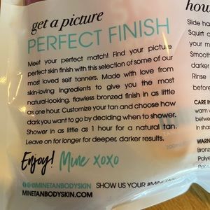 mine | Bath & Body | Mine Tan Body Skin Self Tanning Kit With Mitt Nib ...